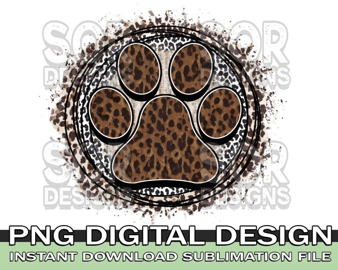 Leopard Paw Print PNG, Leopard Paw Background PNG, Leopard Background ...