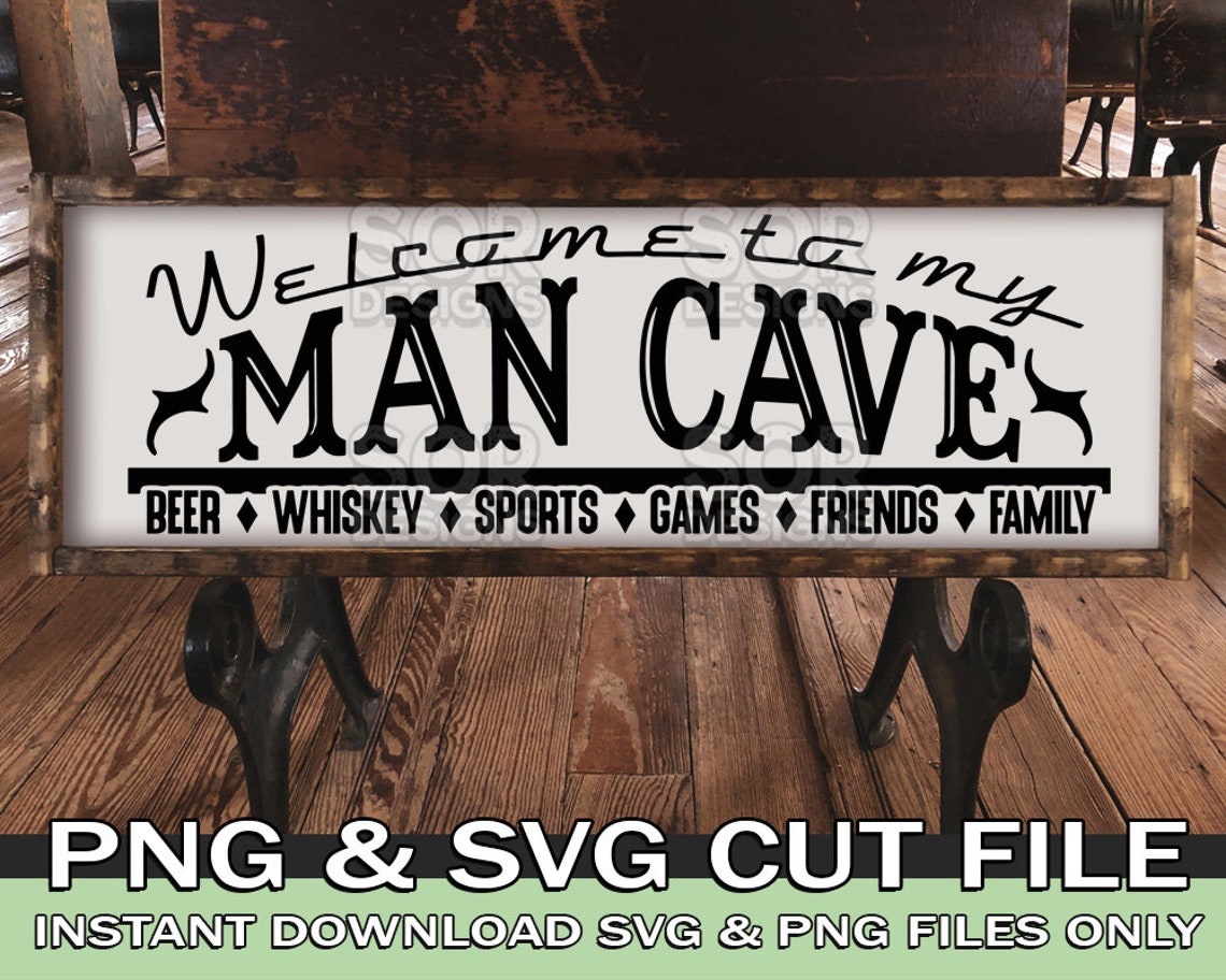 Man Cave SVG, Mancave SVG, Man Cave Sign SVG, Man Cave Cut File ...