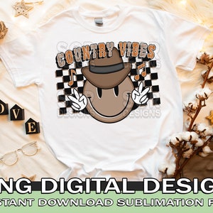 Retro Country PNG, Country Vibes PNG, Country Smiley PNG, Country ...