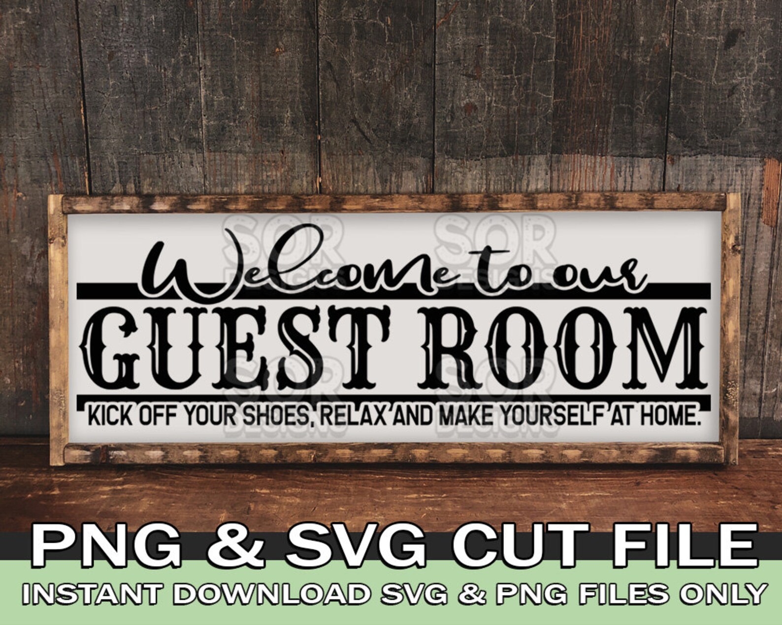 Guest Room Sign SVG, Welcome SVG, Relax SVG, Farmhouse Svg, Digital ...