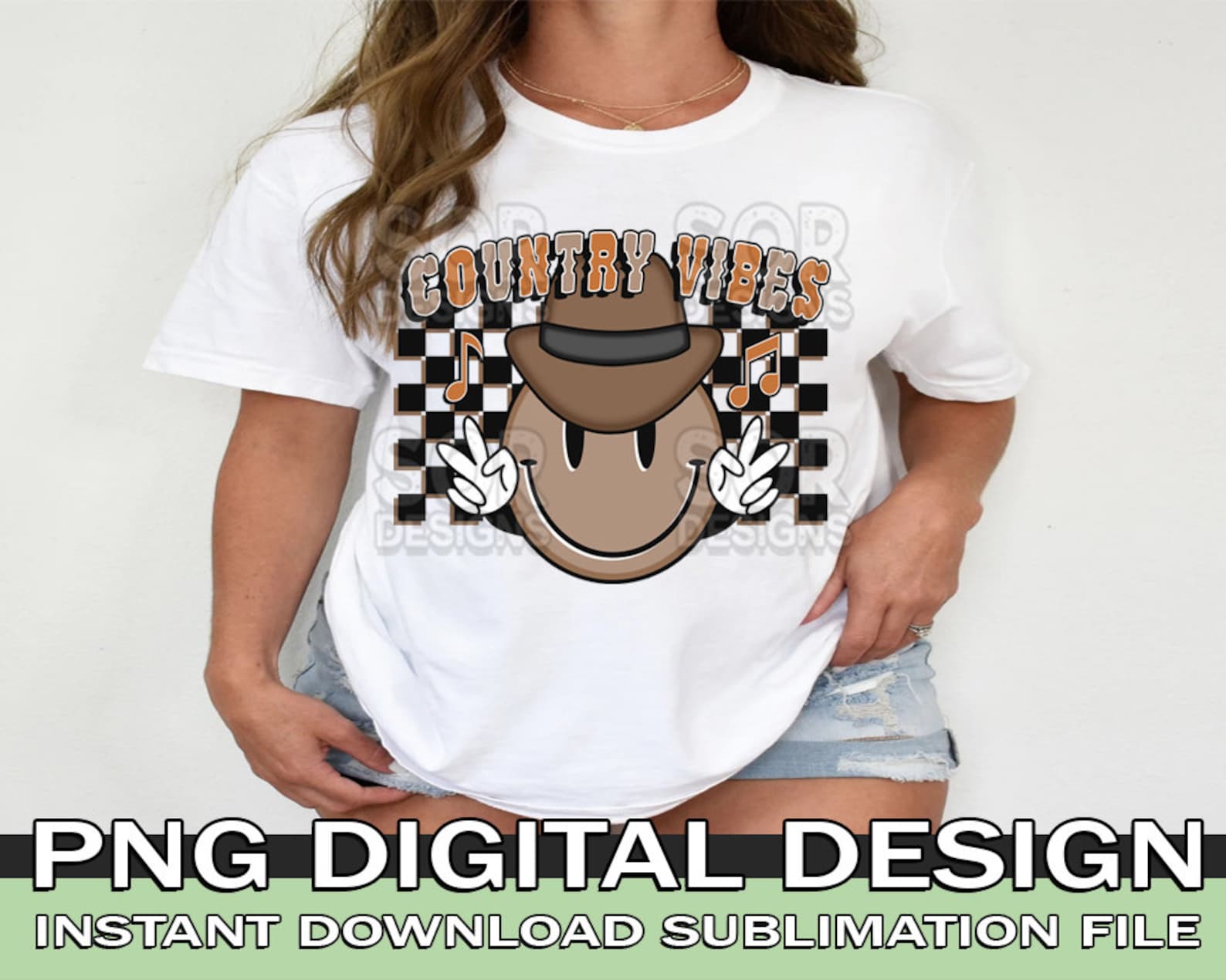 Retro Country PNG Country Vibes PNG Country Smiley PNG - Etsy