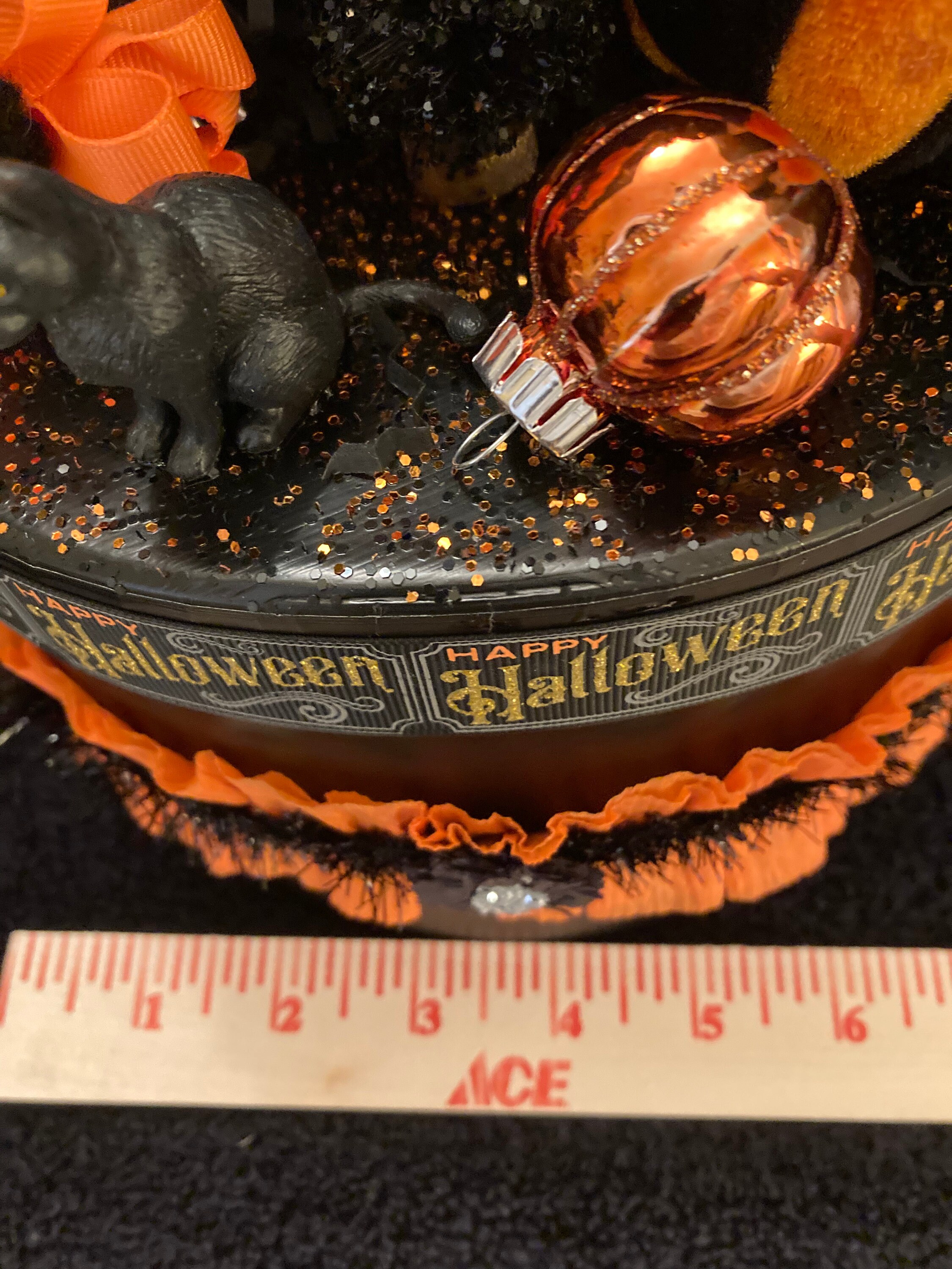 Halloween Assemblage Vintage Style Orange and Black - Etsy
