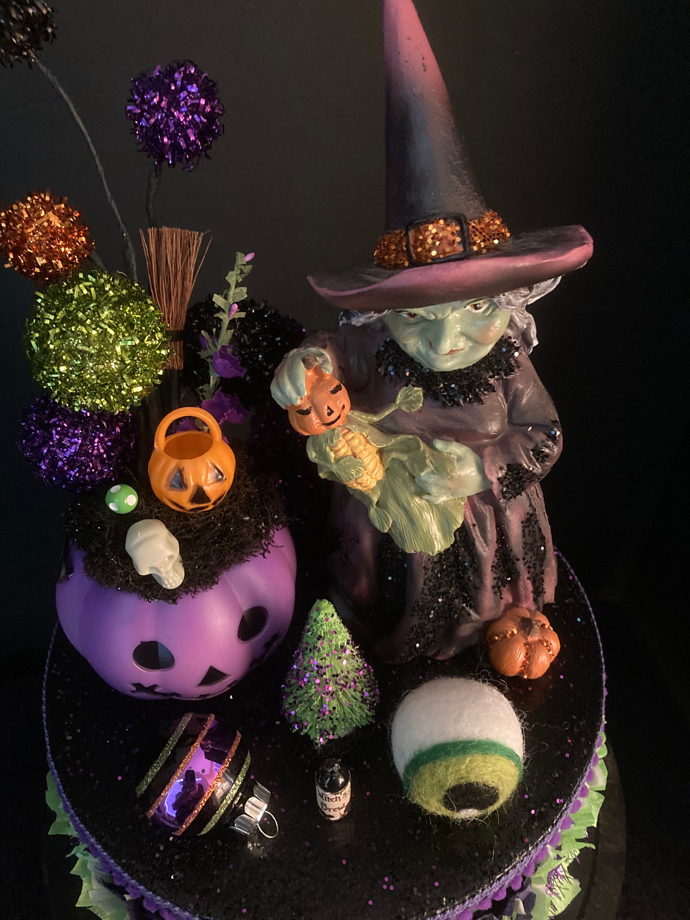 Halloween Assemblage Witch Eye of Newt - Etsy