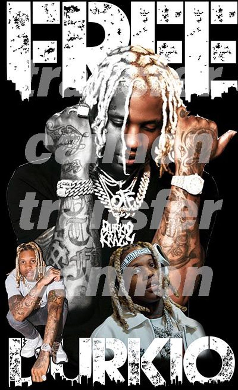 4 PACK Free Lil Durk Png - Etsy