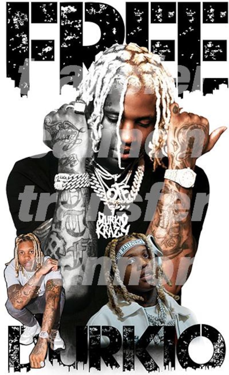 4 PACK Free Lil Durk Png - Etsy