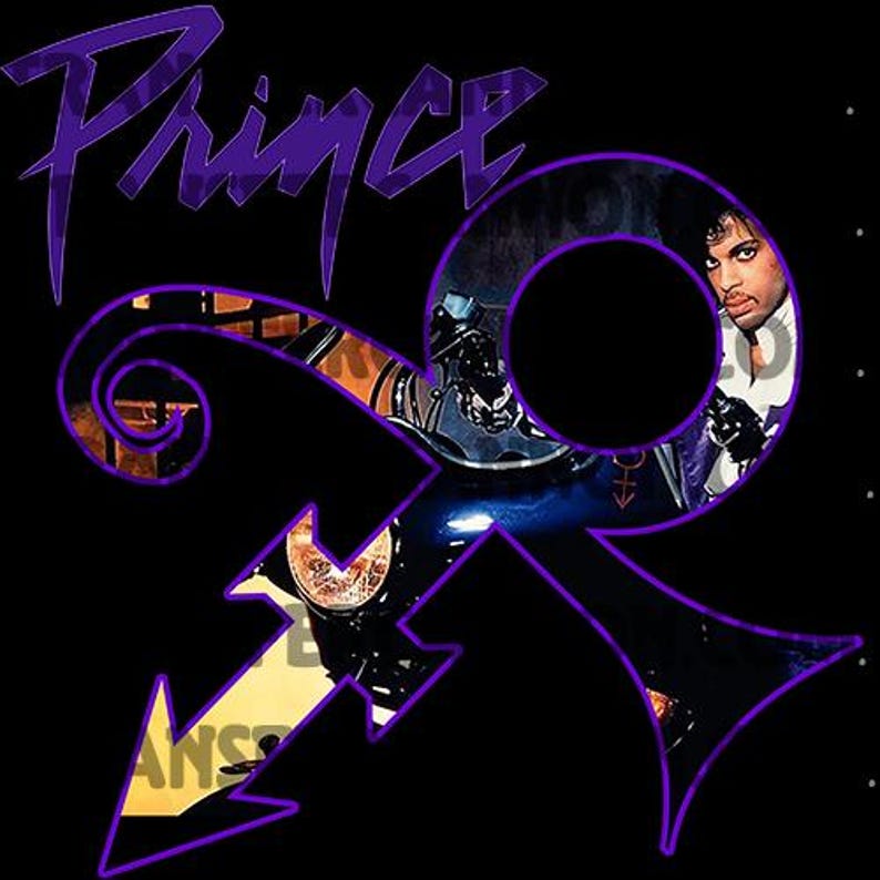 Prince Purple Rain PNG FILE - Etsy