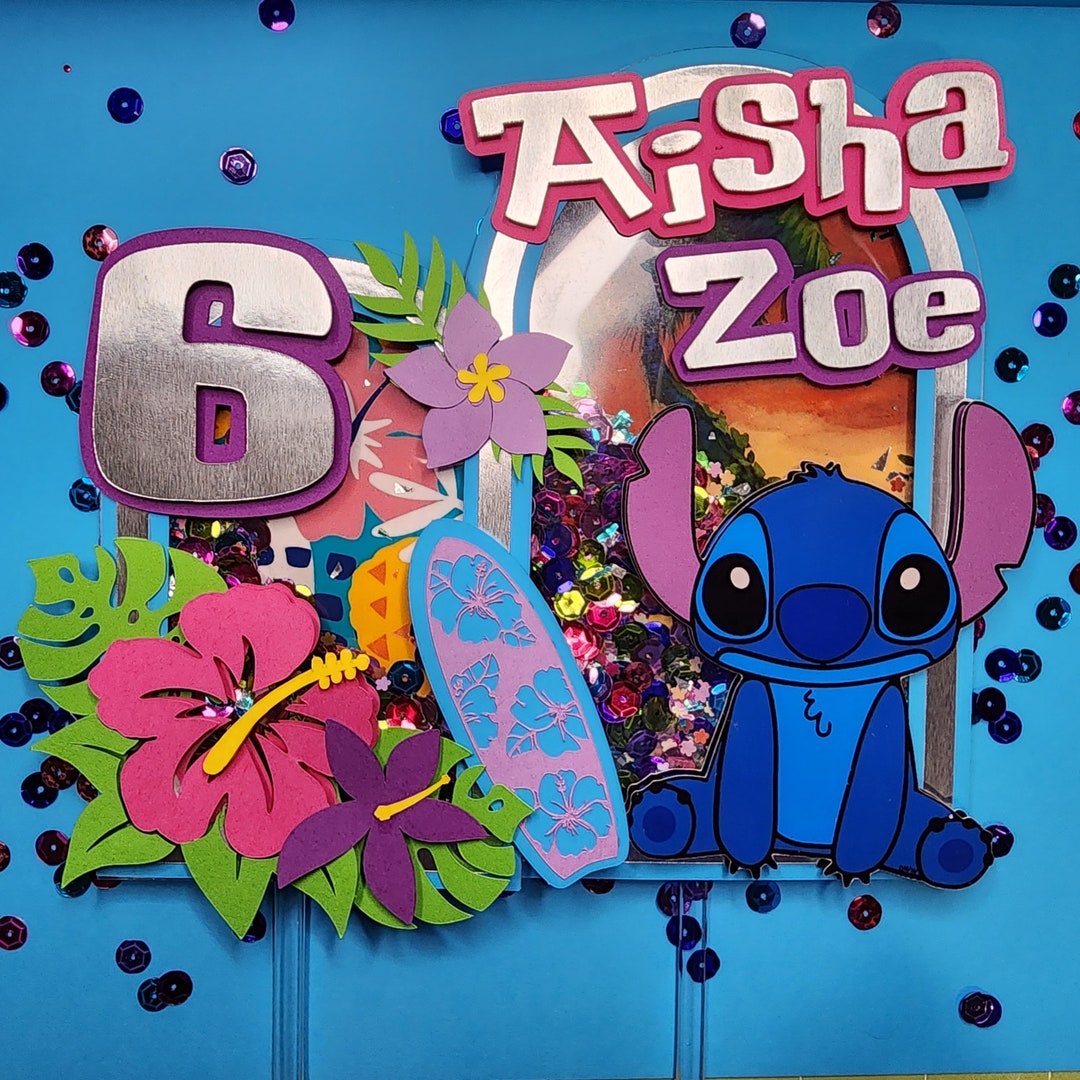 Decoración Para Tarta De Lilo Y Stitch. - Etsy