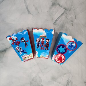 Spidey Popcorn Box - Etsy
