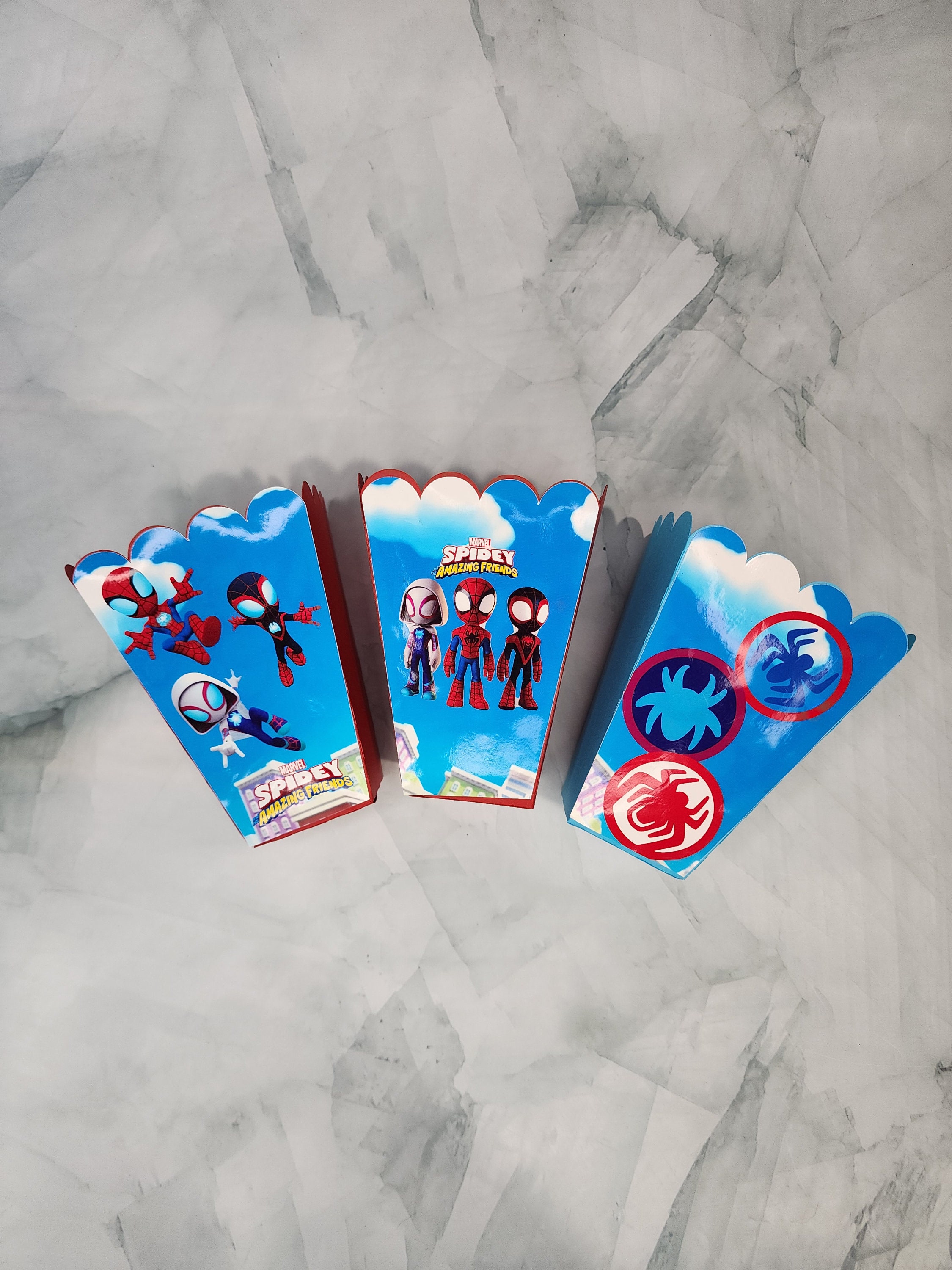 Spidey Popcorn Box - Etsy