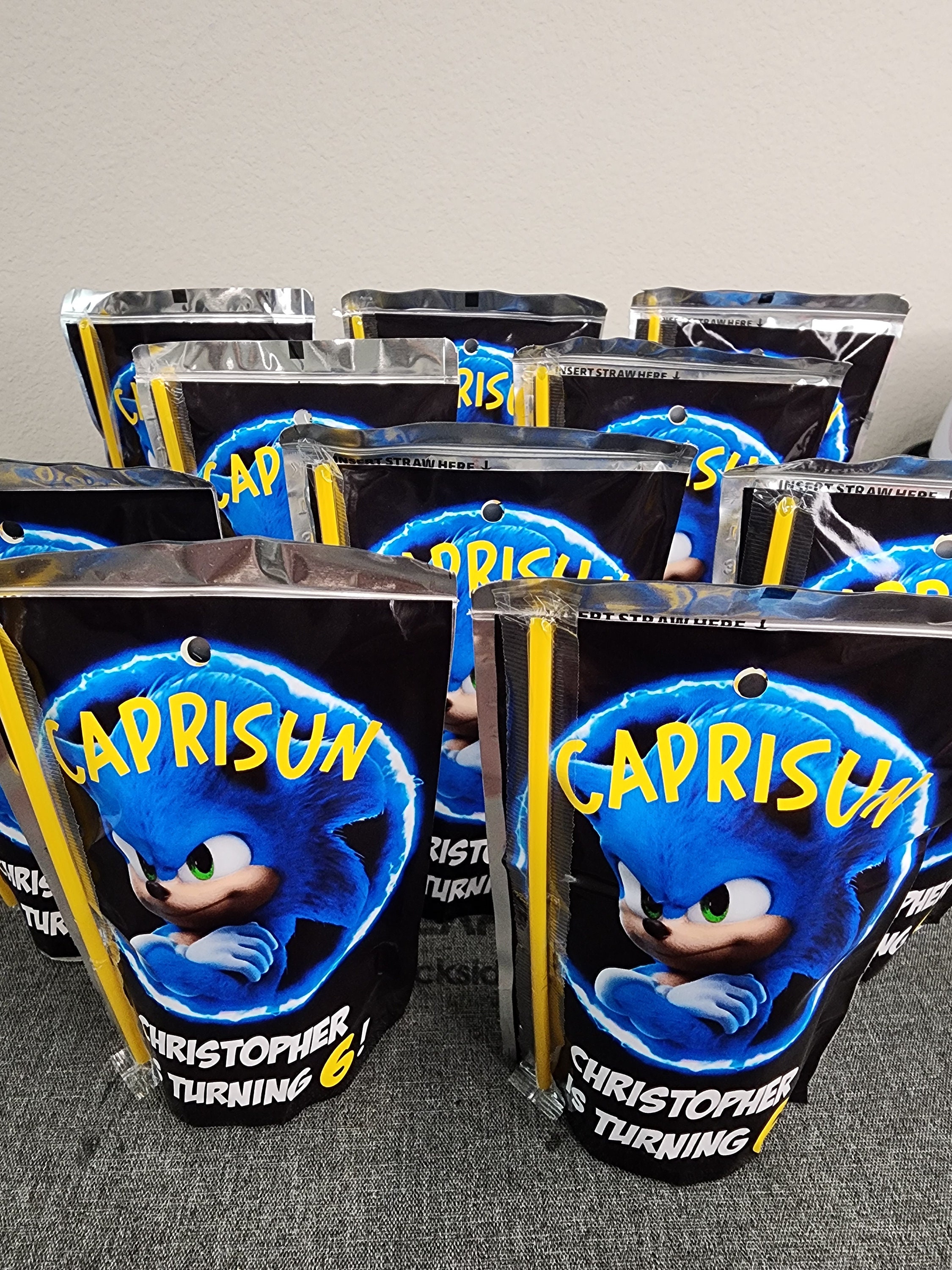 Caprisun Labels SONIC - Etsy