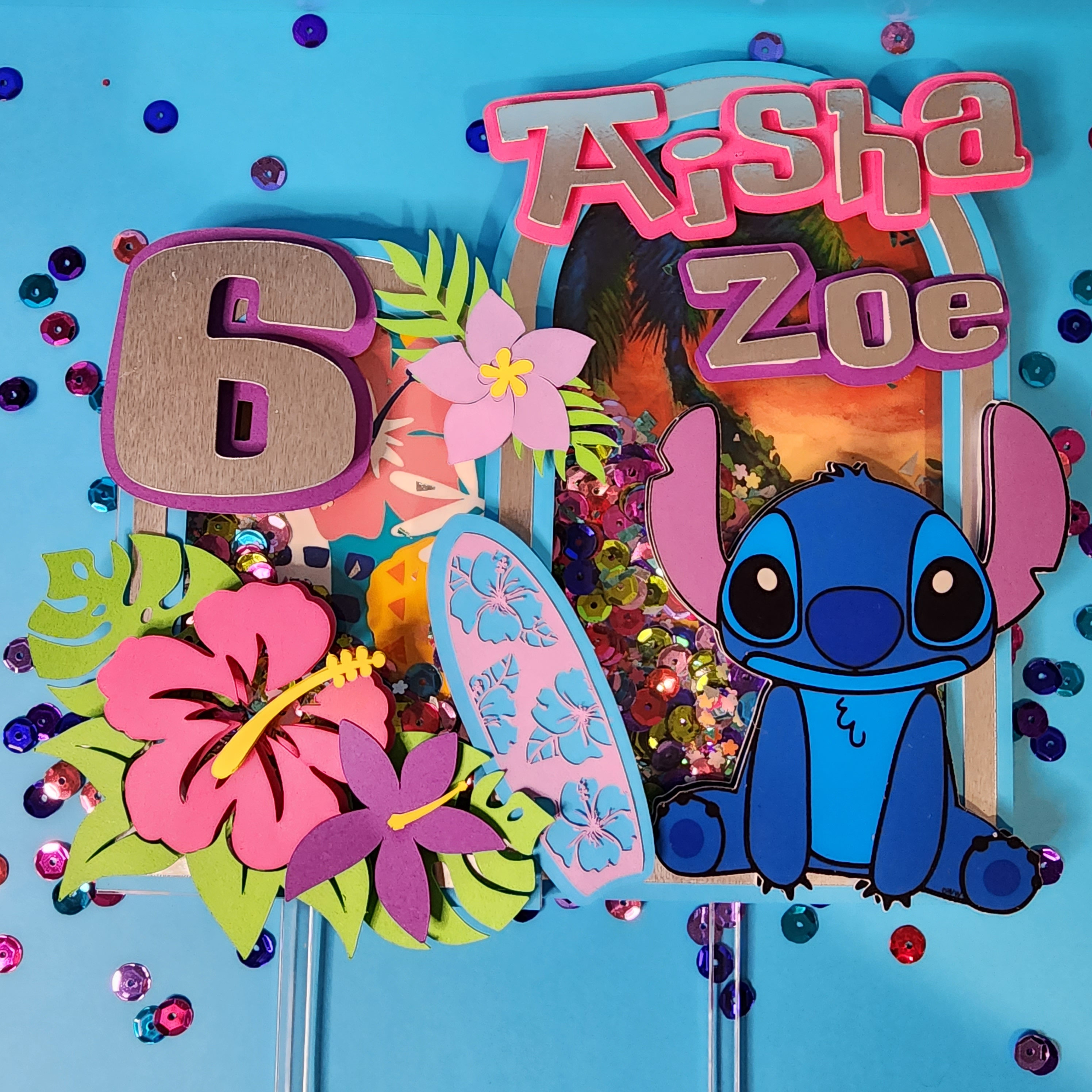 Decoración Para Tarta De Lilo Y Stitch. - Etsy