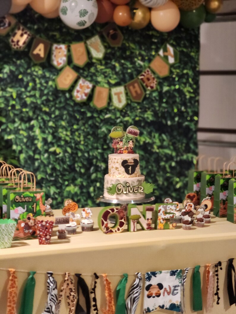 Mickey Safari Party Supplies - Etsy