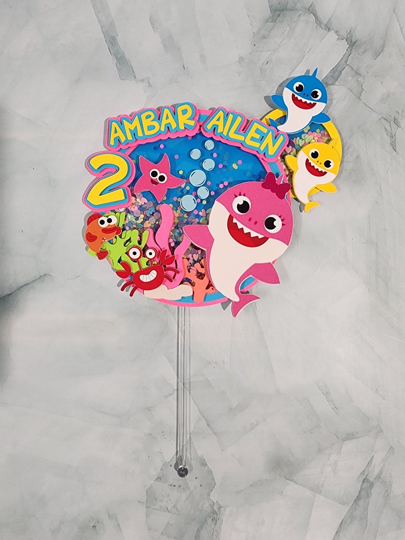 Baby Shark Cake Topper - Etsy