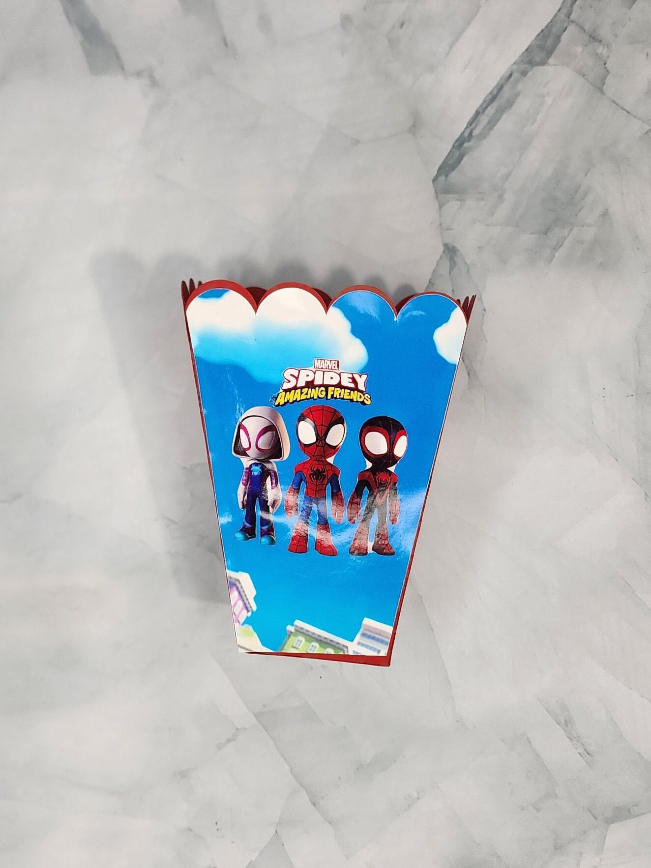 Spidey Popcorn Box - Etsy