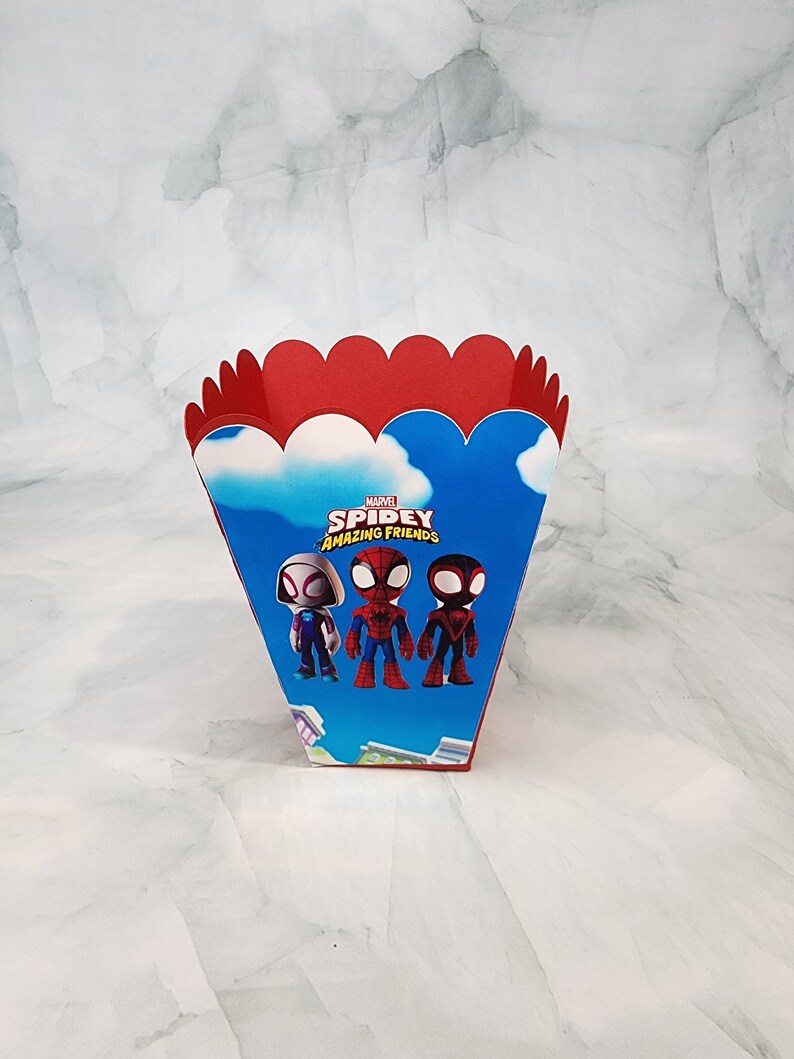 Spidey Popcorn Box - Etsy