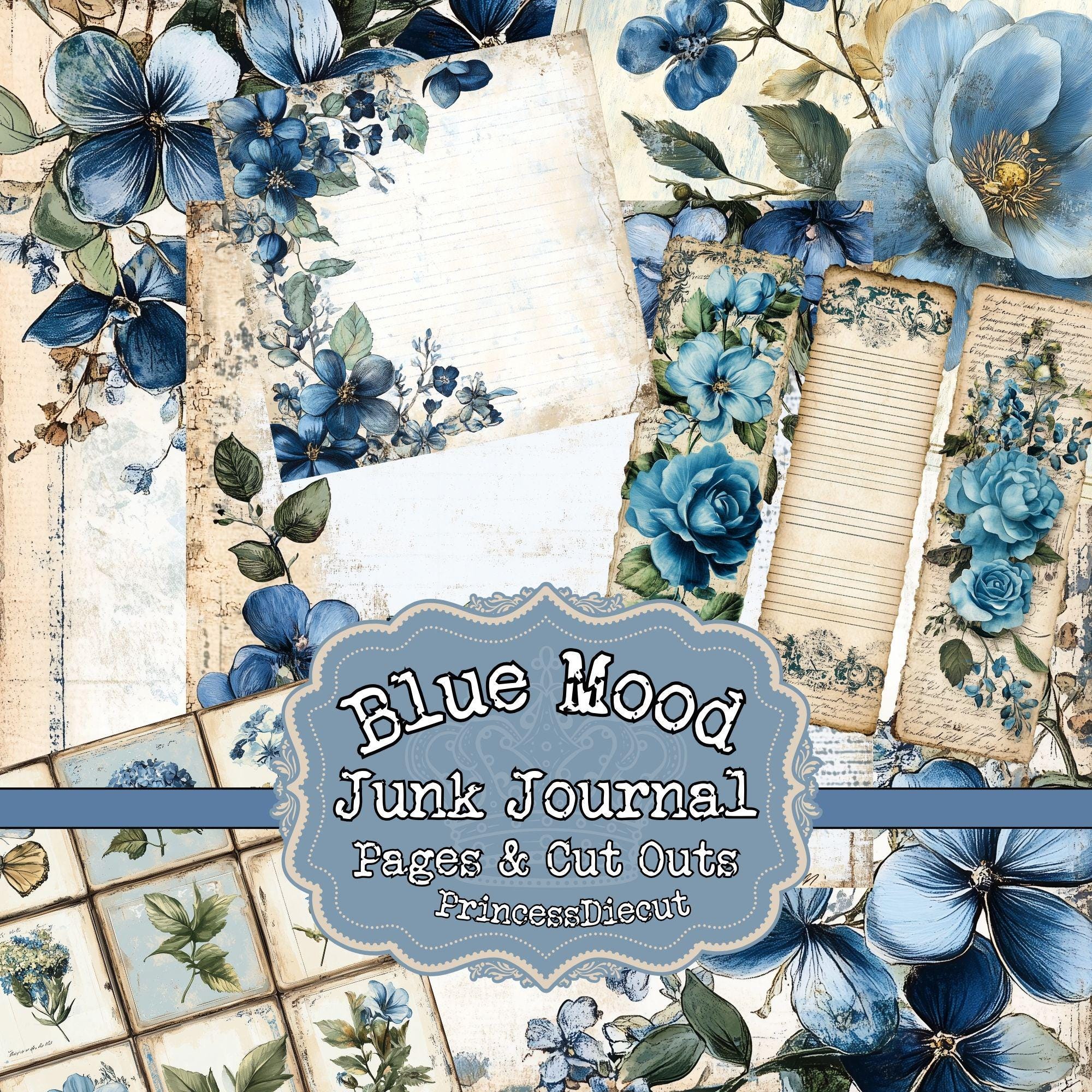 Printable Junk Journal Kit | Junk Journal Pages and Cut Outs, Digital ...