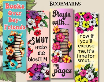 Reading Bookmarks, Romantasy, Smut Bookmarks, Gifts for Her, Valentine ...