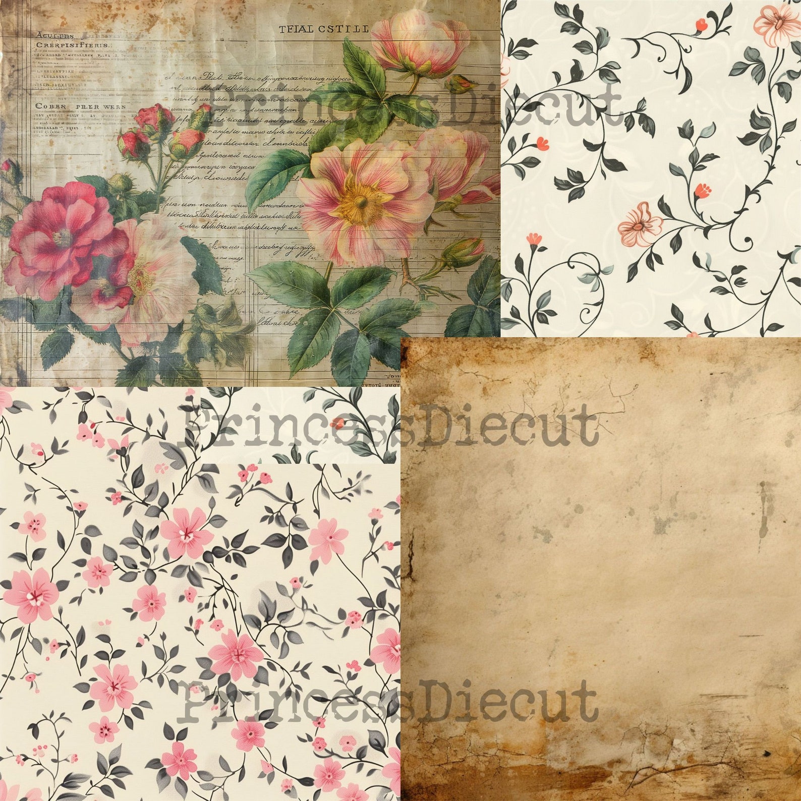 Digital Junk Journal Folio Kit Junk Journal Printables Pockets and Tags ...