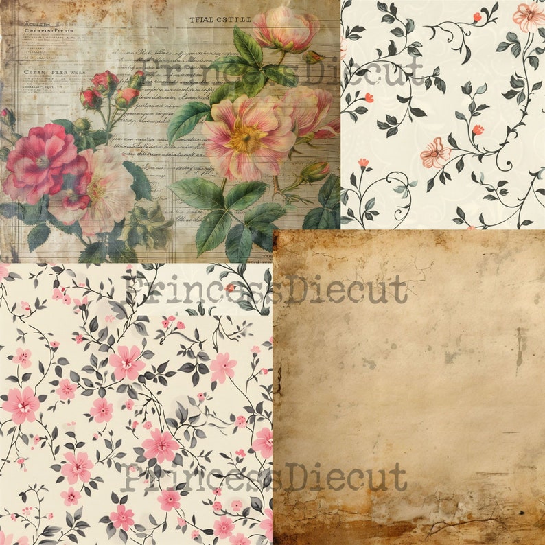 Digital Junk Journal Folio Kit Junk Journal Printables Pockets and Tags ...