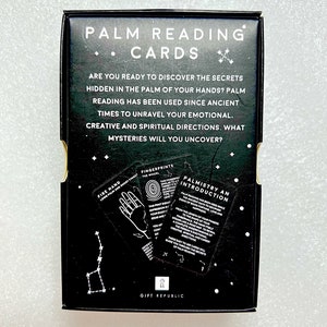 Palm Reading Cards - Learn Palmistry With 100 Cards to Understand the ...