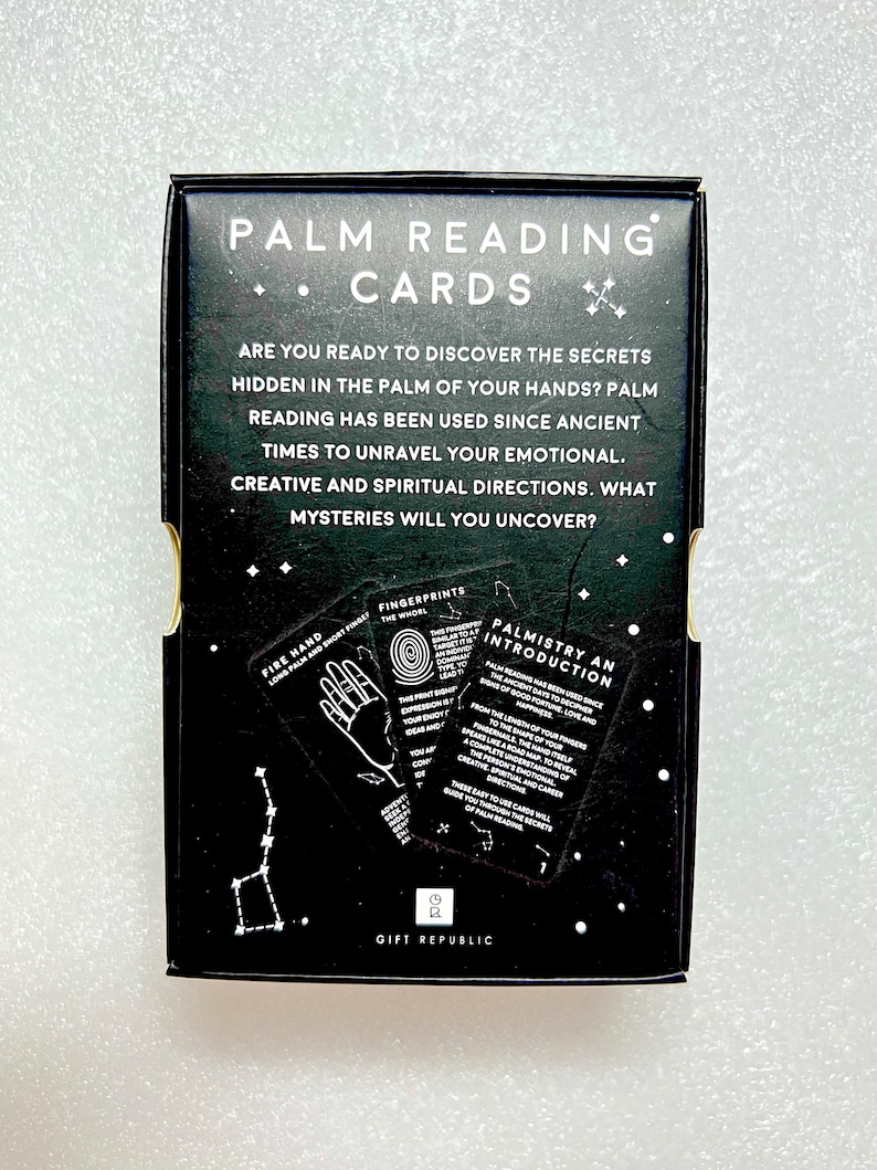 Palm Reading Cards - Learn Palmistry With 100 Cards to Understand the ...