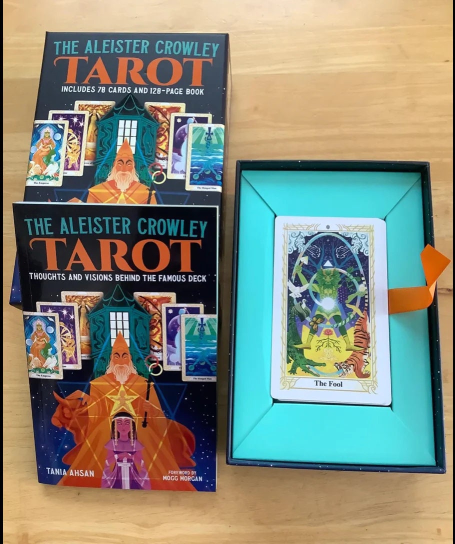 The Aleister Crowley Tarot Deck & Book - Etsy