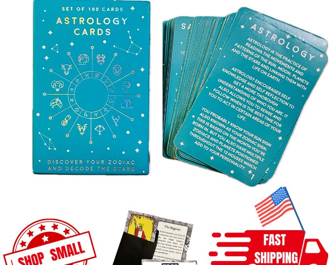 Astrology Cards - Learn Astrology With 100 Cards to Interpret Your ...