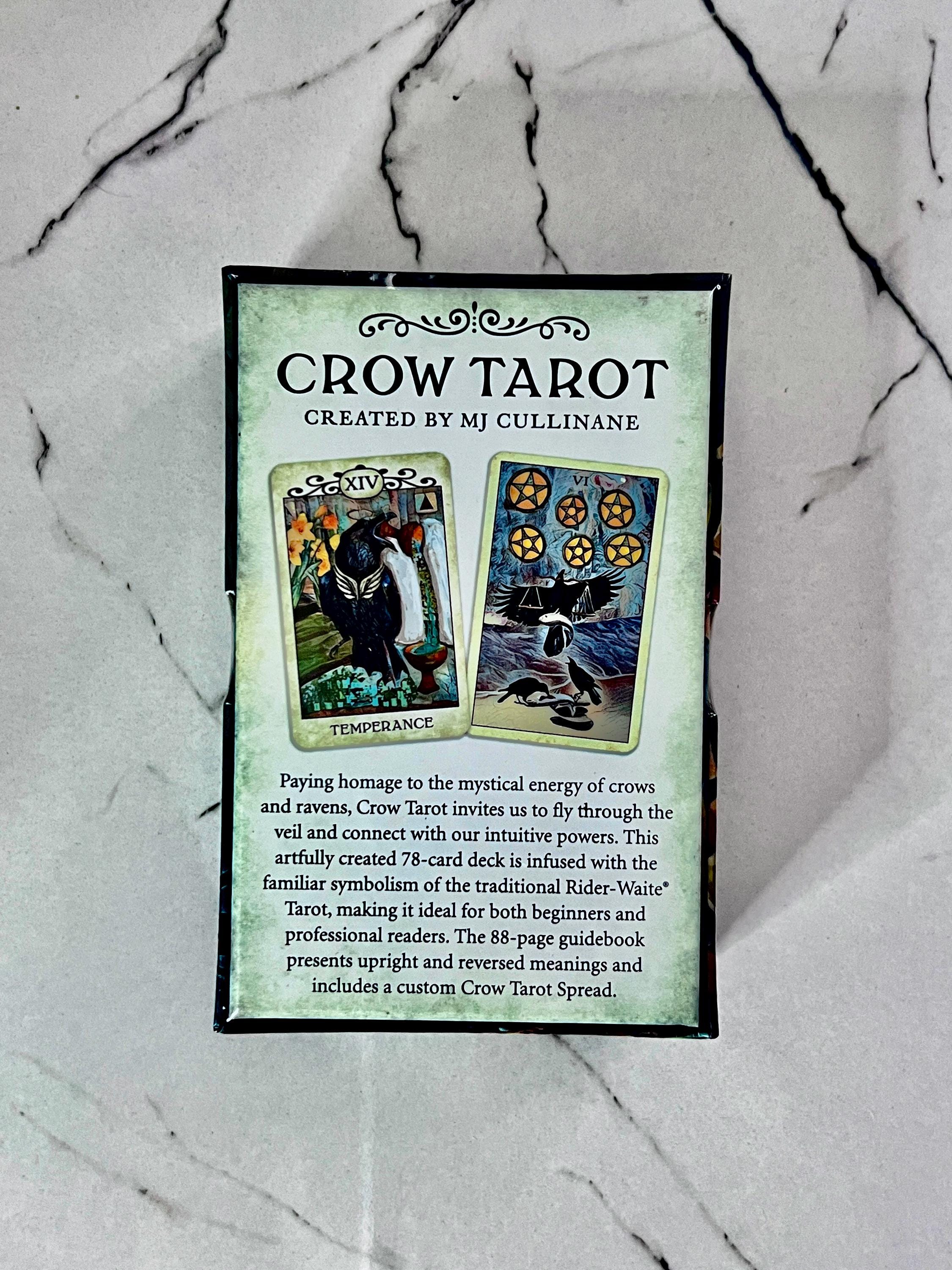 Crow Tarot Deck With Booklet Created by MJ Cullinane for Study and ...