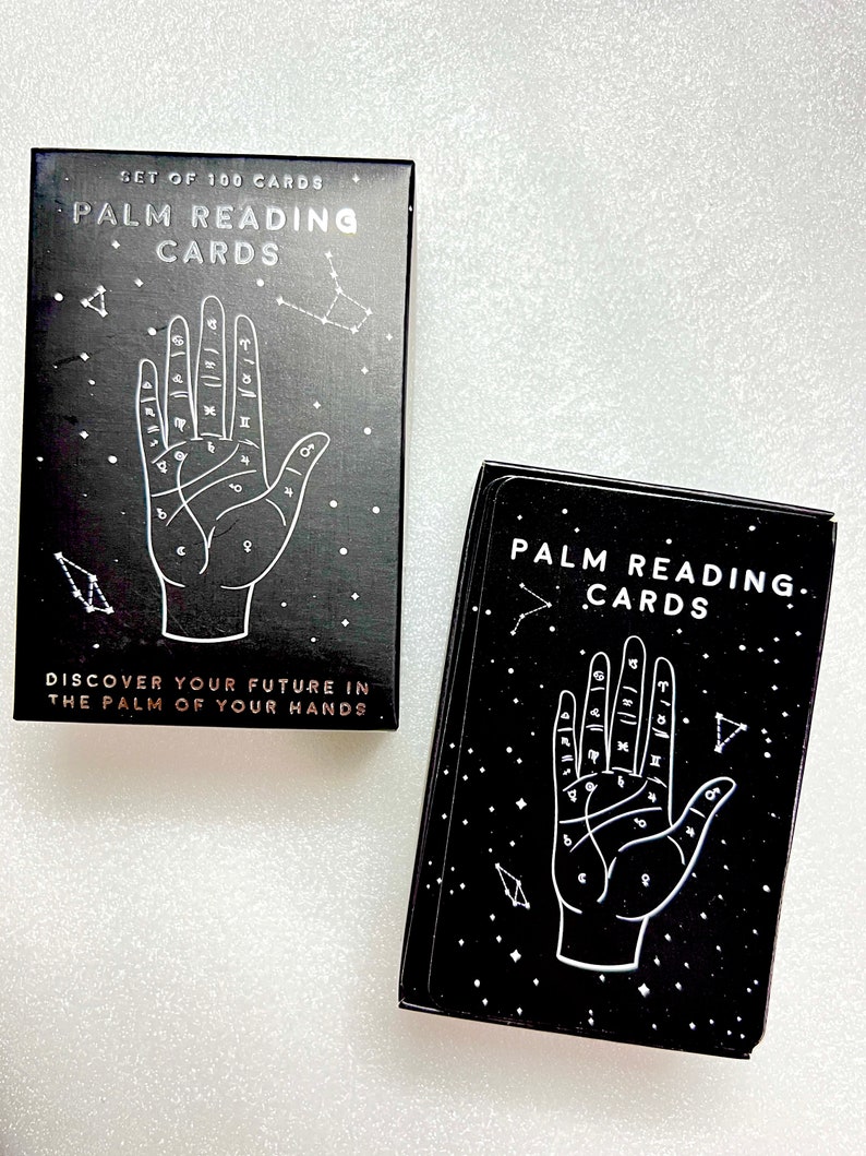 Palm Reading Cards - Learn Palmistry With 100 Cards to Understand the ...