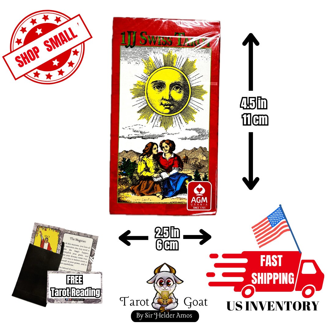 1JJ Swiss Tarot Deck - Classic Tarot Cards With Original Designs From ...