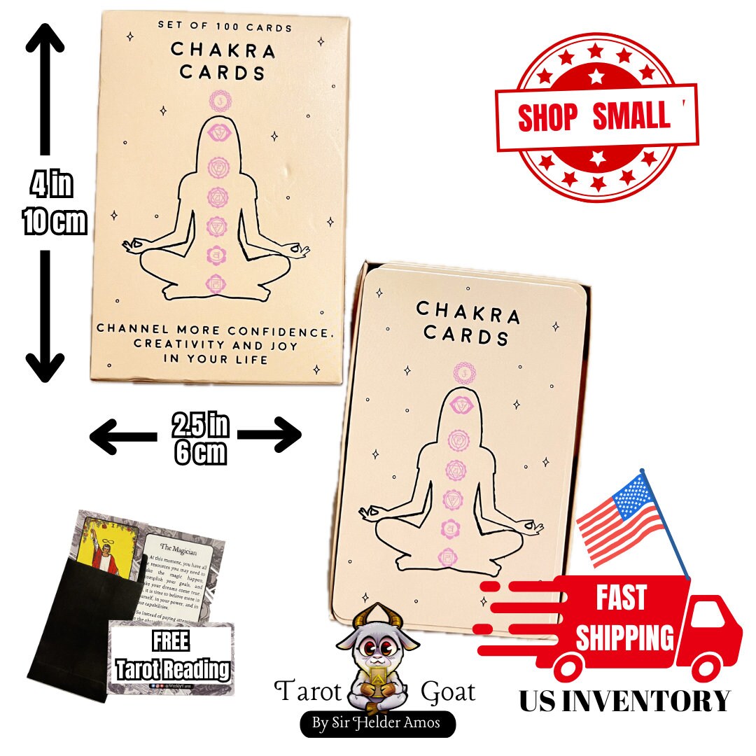 Chakra Cards - Set of 100 Cards to Learn About Chakras and How to ...