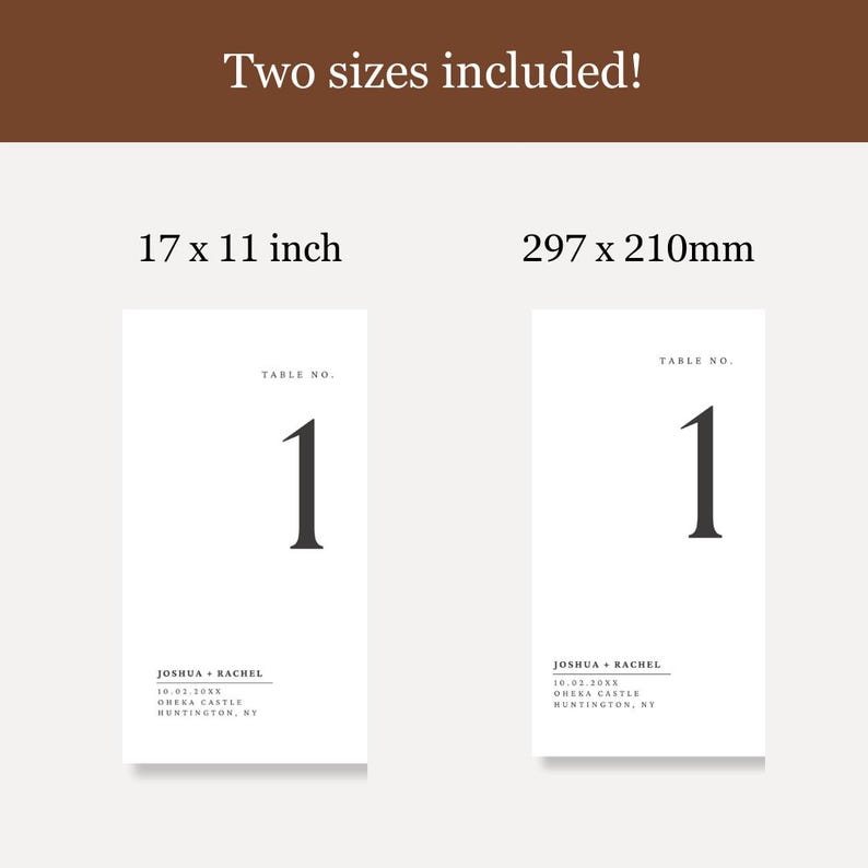 Wedding Trifold Table Numbers Template Cards Tri-fold Table Cards ...