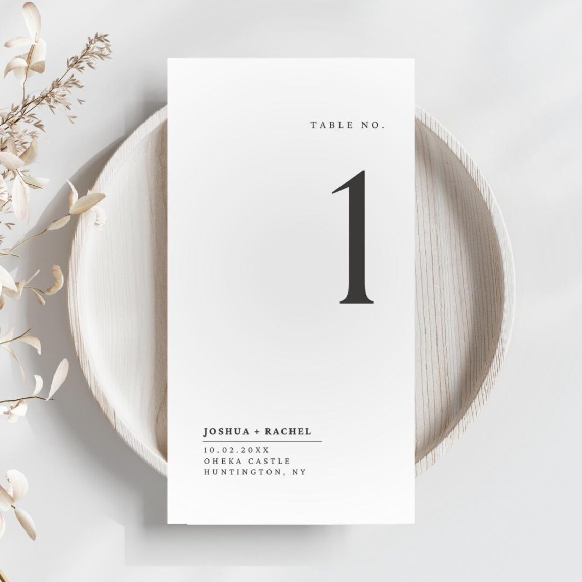 Wedding Trifold Table Numbers Template Cards Tri-fold Table Cards ...