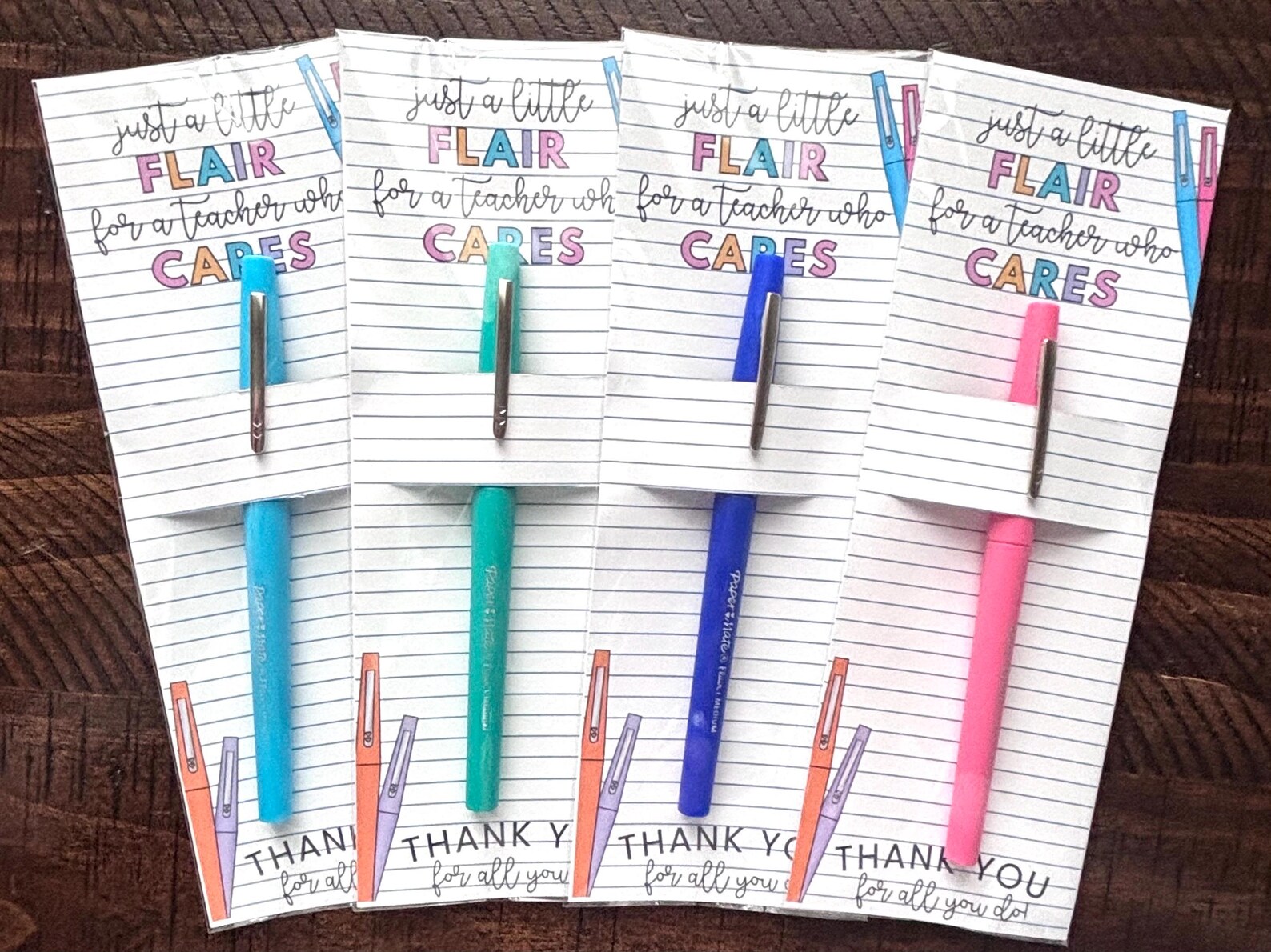 Teacher Gift | Back to School Gift for Teachers | Flair Pen | First Day ...