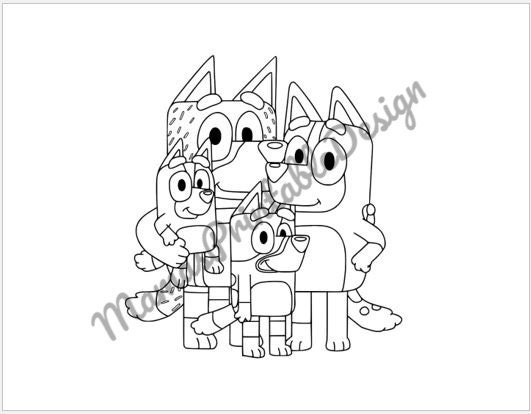 Blue Heeler Dog Coloring Pages Coloring Pages