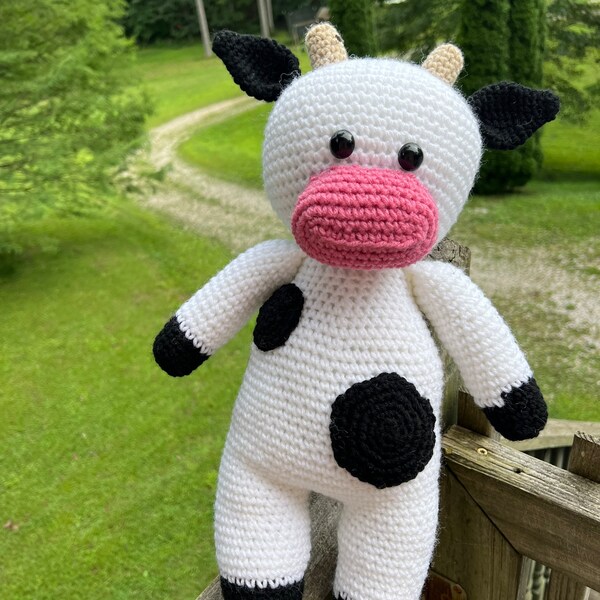 Stuffed Cow Pattern - Etsy