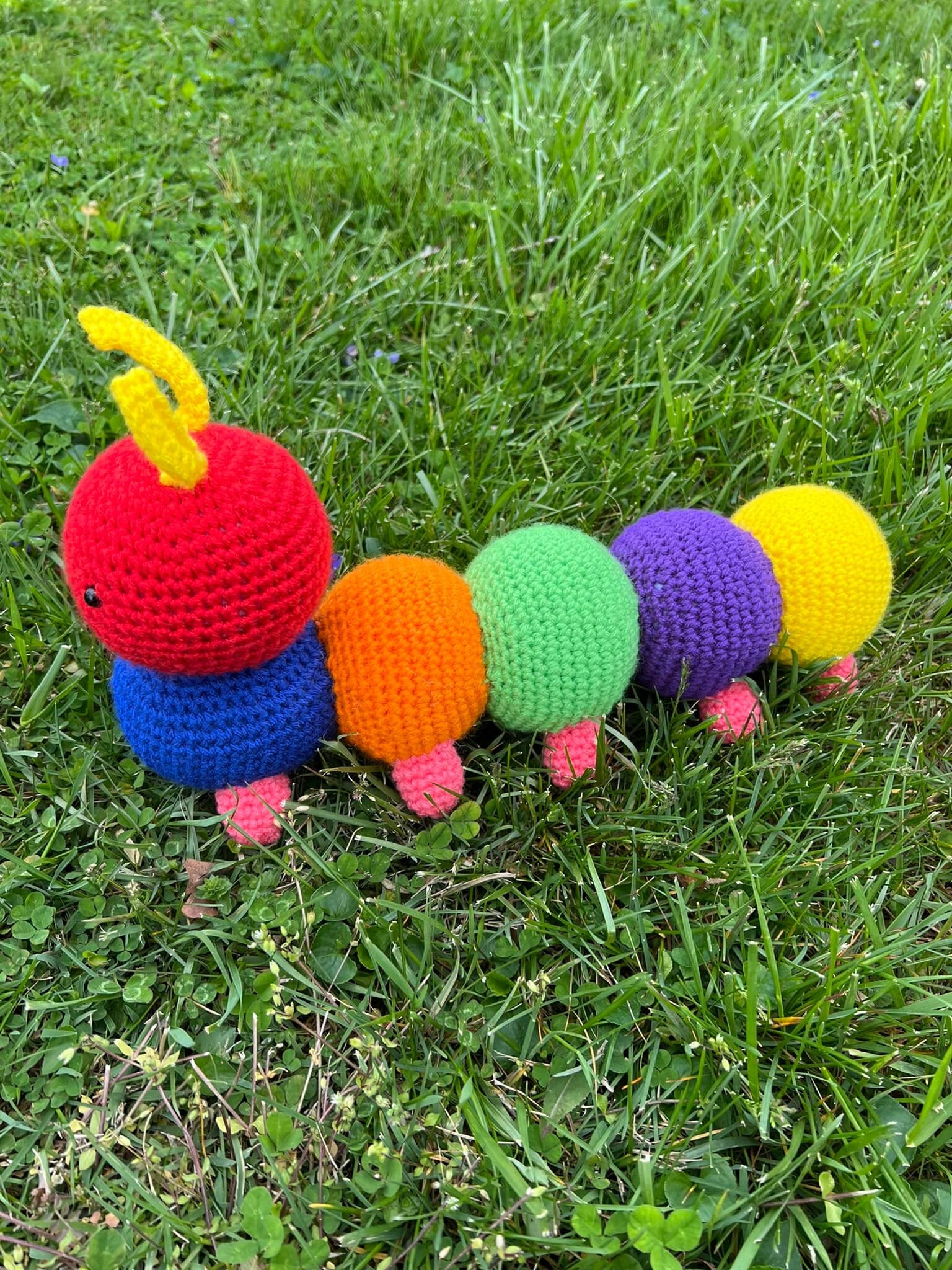 Rainbow Caterpillar Stuffed Animal - Etsy