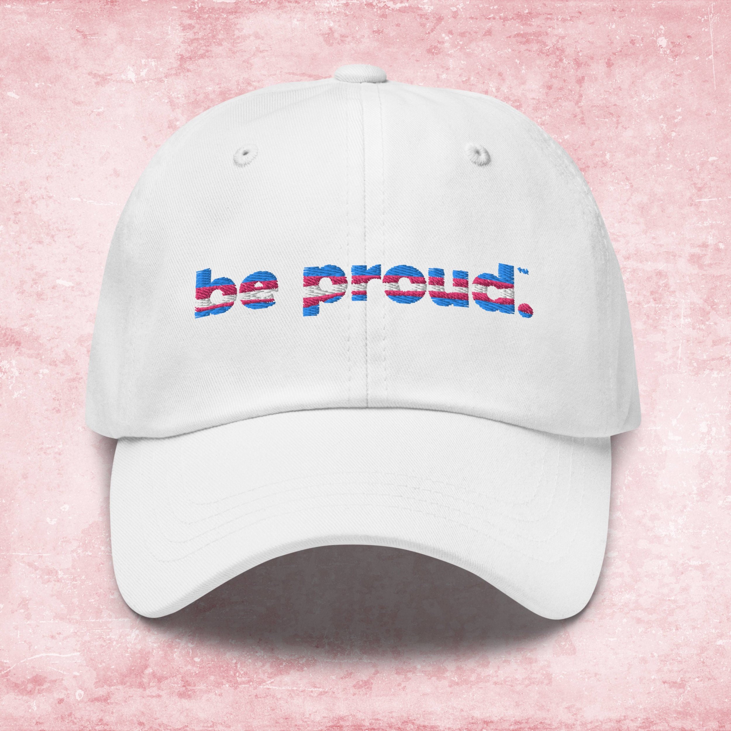 Transgender Striped "be Proud" Classic Dad Hat | Trans Pride ...