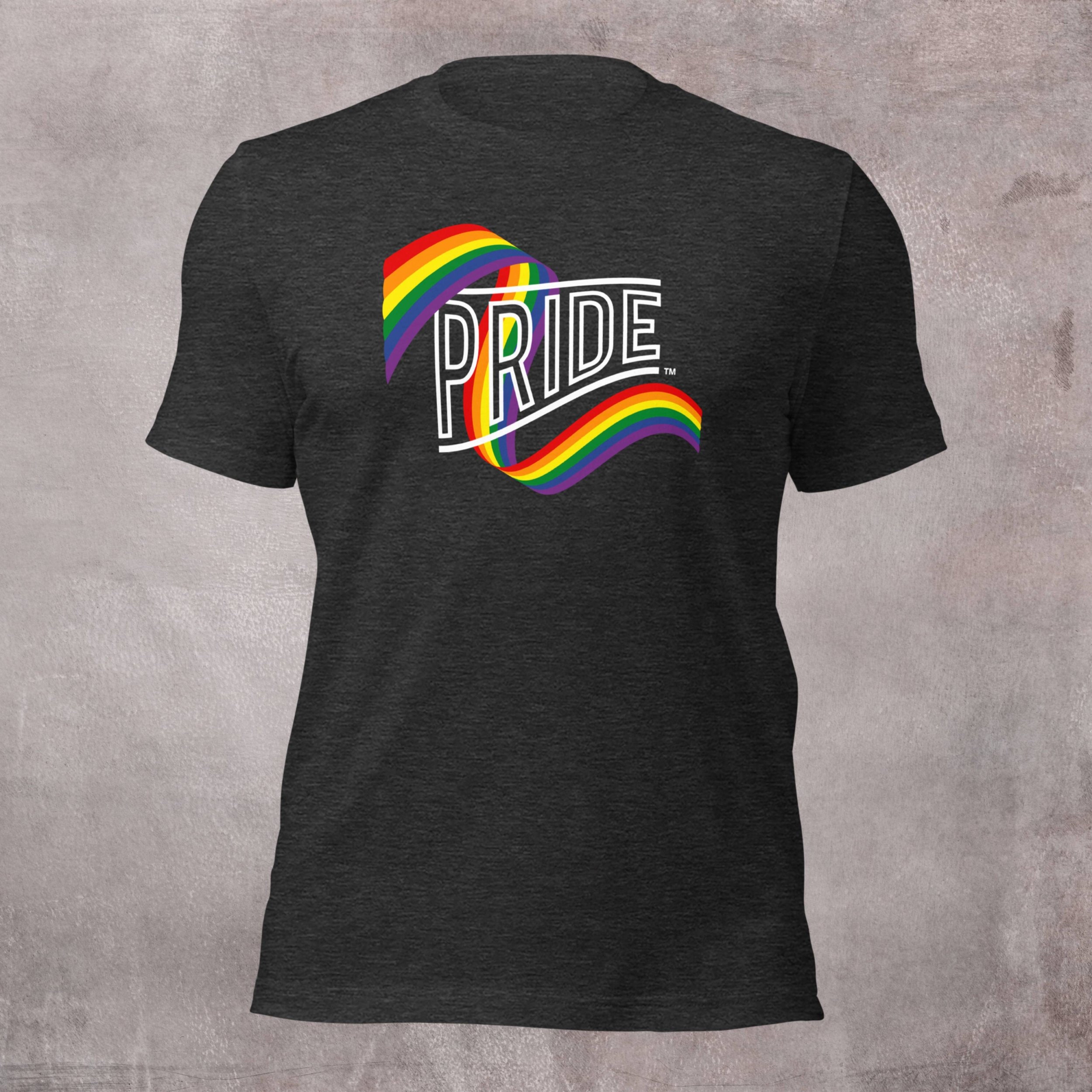 Gay Lesbian Pride Shirt | Rainbow Pride Ribbon Unisex T-shirt | LGBTQIA ...