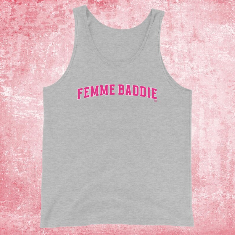 WLW Pride T-shirts Tees | "femme Baddie" Unisex Tank Top | Subtle Pride ...