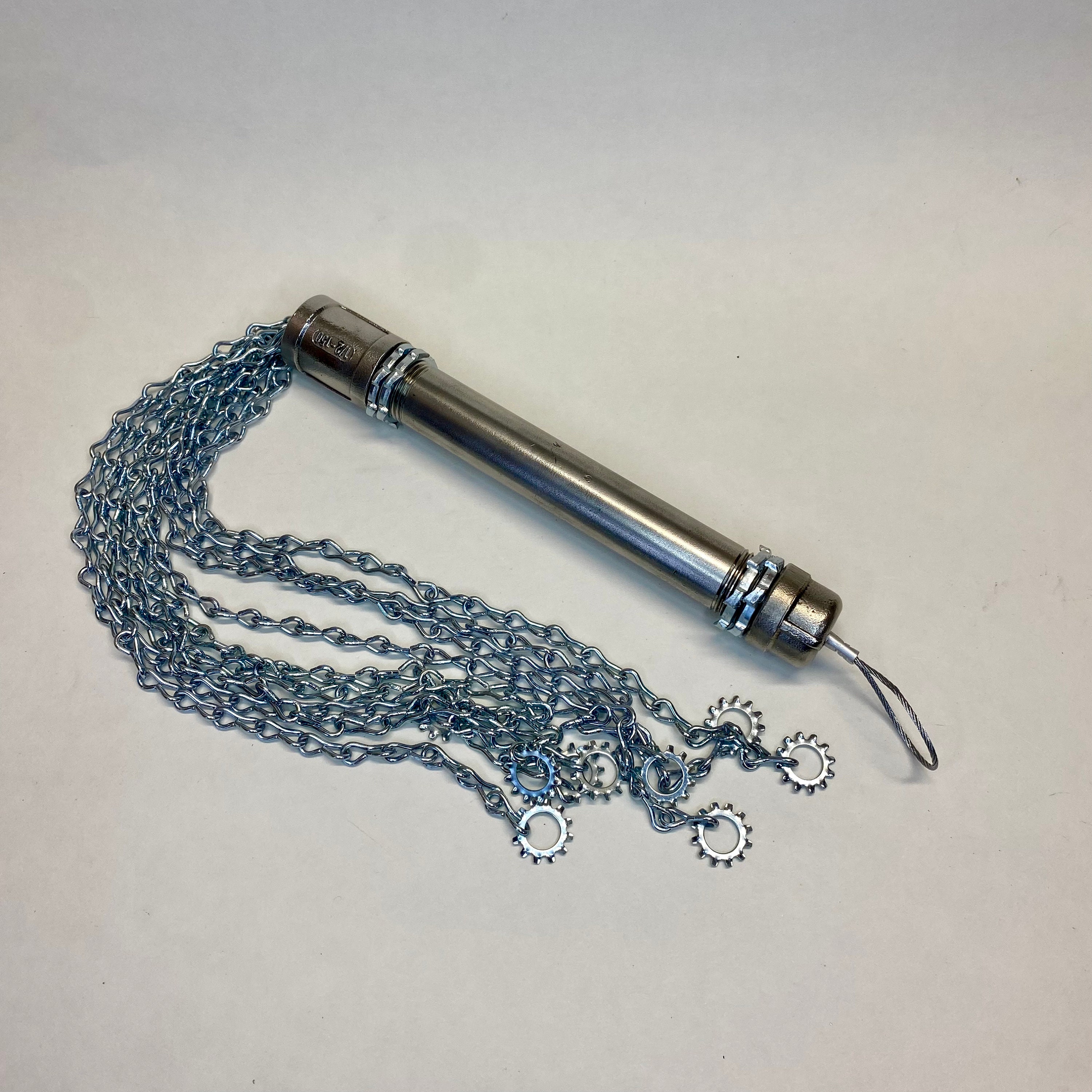 Intro Deluxe Metal Flogger, Chain Flogger, Cat'o Nine, Sensory Game ...