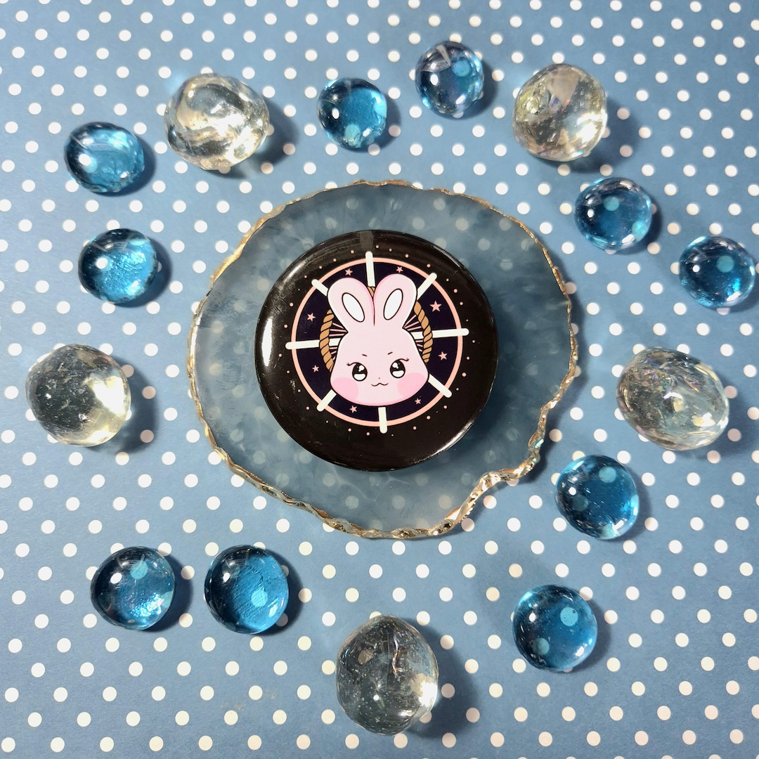 Ateez Atiny Seonghwa Ddeongbyeoli Button Badge 58mm - Etsy