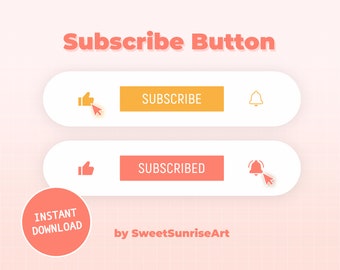 Animated Youtube Subscribe Button | Purple Like Button | Animated ...