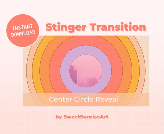 Stinger Transition Twitch OBS Transition Streamlab - Etsy