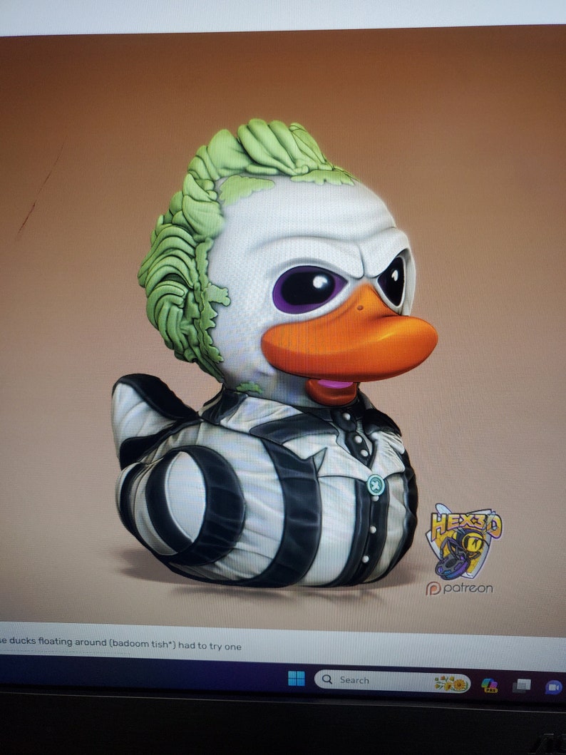 Beetlejuice Duck - Etsy