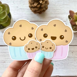 Family of Chocolate Chip Muffin Stickers | Easy Peel | Waterproof ...