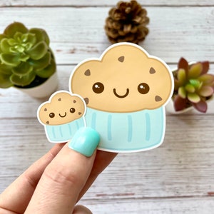 Family of Chocolate Chip Muffin Stickers | Easy Peel | Waterproof ...