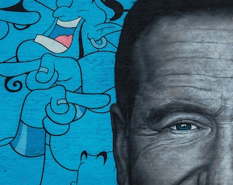 Robin Williams Art Print, Limited Edition A4 Art Print, Portrait ...