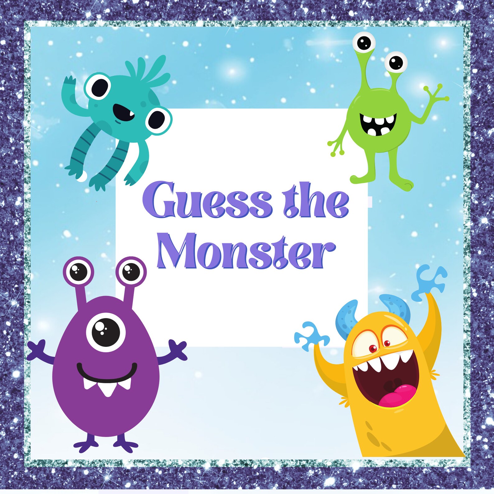Guess the Monster -a Game to Improve Language Skills - Etsy