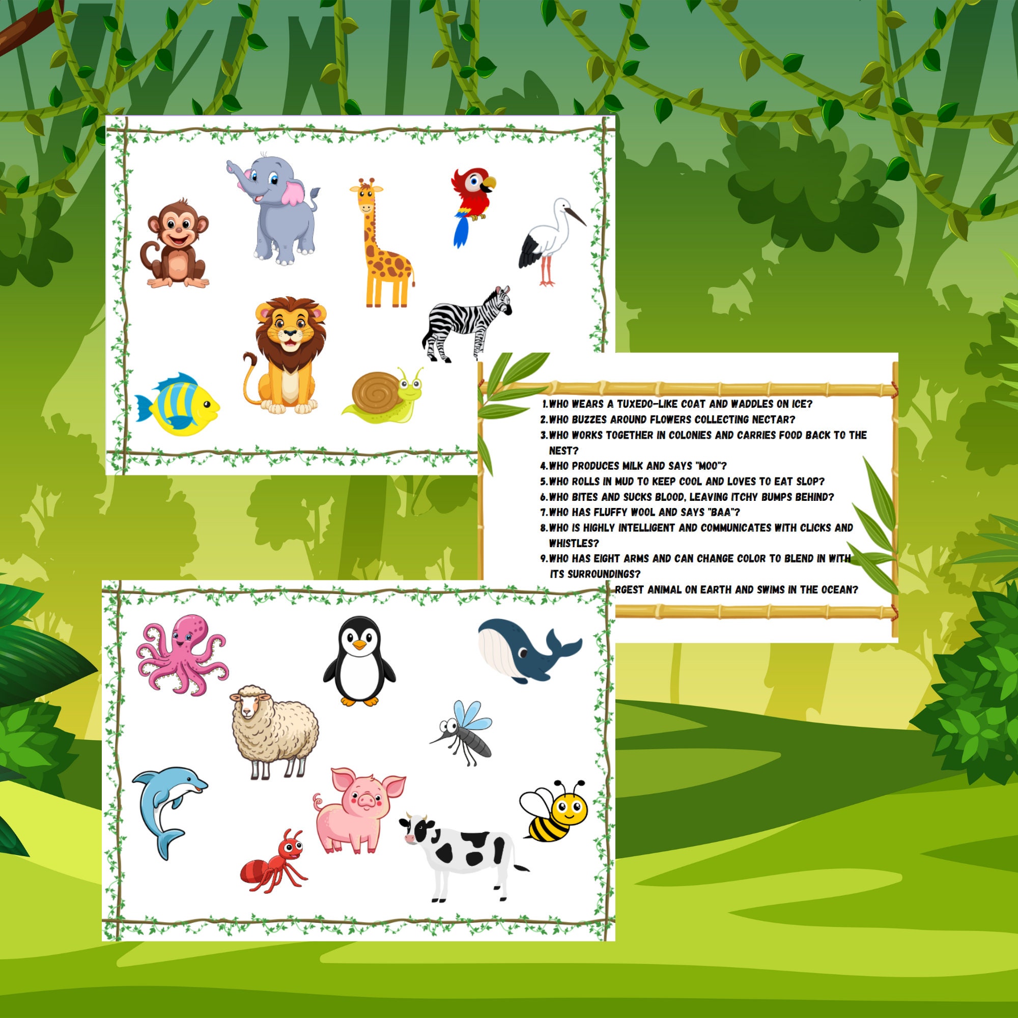 Who Am I?- Guessing Game Speech Therapy and Family Time - Etsy